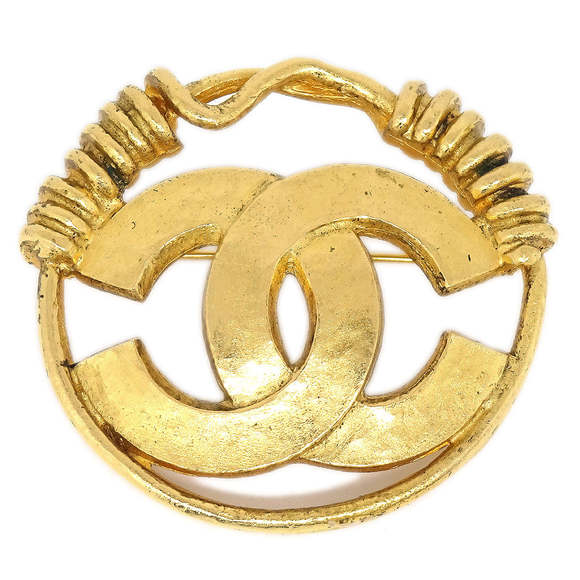 CHANEL | Jewelry | Chanel 994 Cc Spring Border Brooch Medium 8625 ...